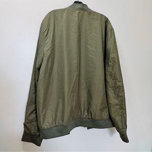 H&M | Jackets & Coats | H M Mens Green Bomber Jacket | Poshmark